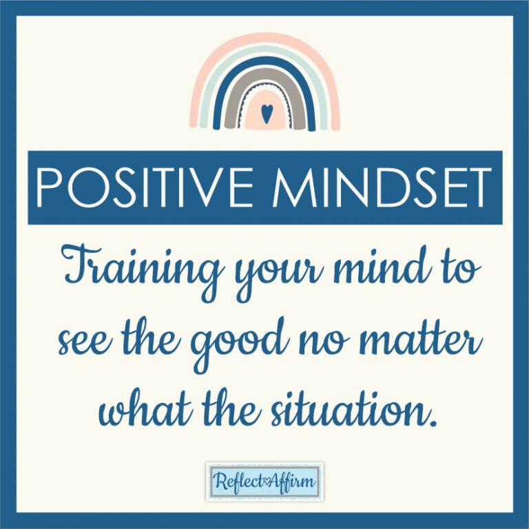 Positive Mindset Affirmations - Reflect Affirm